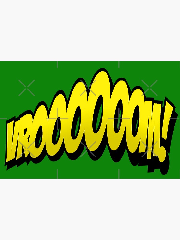 Lámina fotográfica «¡VROOOOOM! Comics Speach Bubble - ¡Superhéroes ...