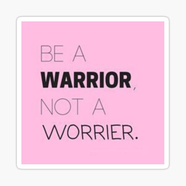 "warrior" Sticker for Sale by nelicglobal212 | Redbubble