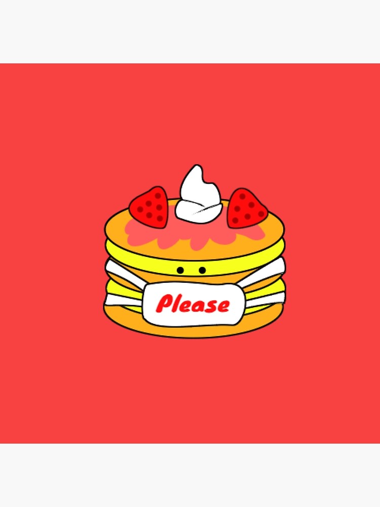 "Kawaii Pancake with Face Mask" Poster for Sale by KacyCupcake | Redbubble