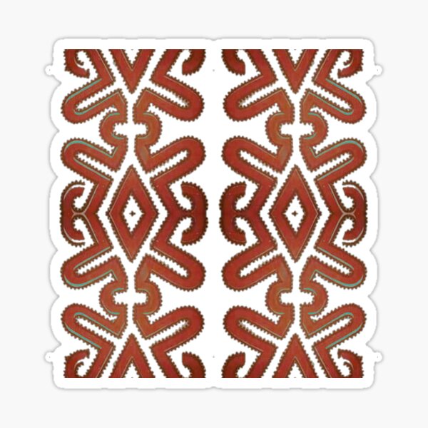 "Traditional Tufi Tapa Design" Sticker for Sale by Sqheide | Redbubble