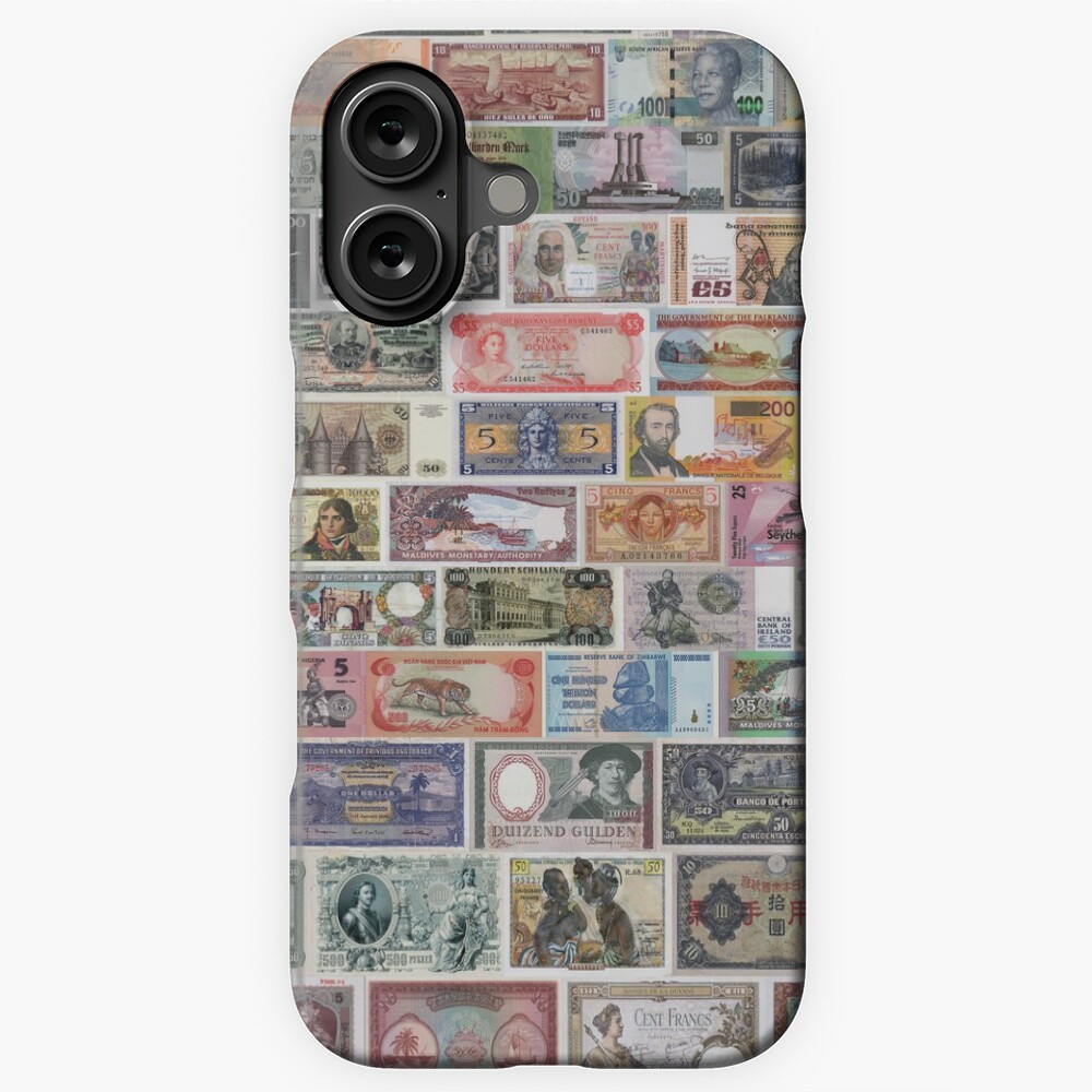 "Collage of vintage banknotes from all over the world" Poster for Sale ...