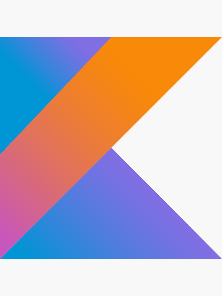 "BEST SELLER - Kotlin Programming Logo Merchandise" Sticker for Sale by ...