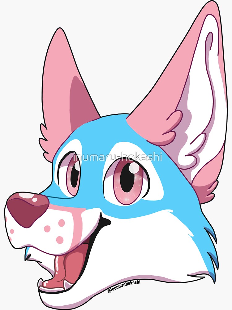 "Trans Fox F2M" Sticker by inumaru-hokashi | Redbubble