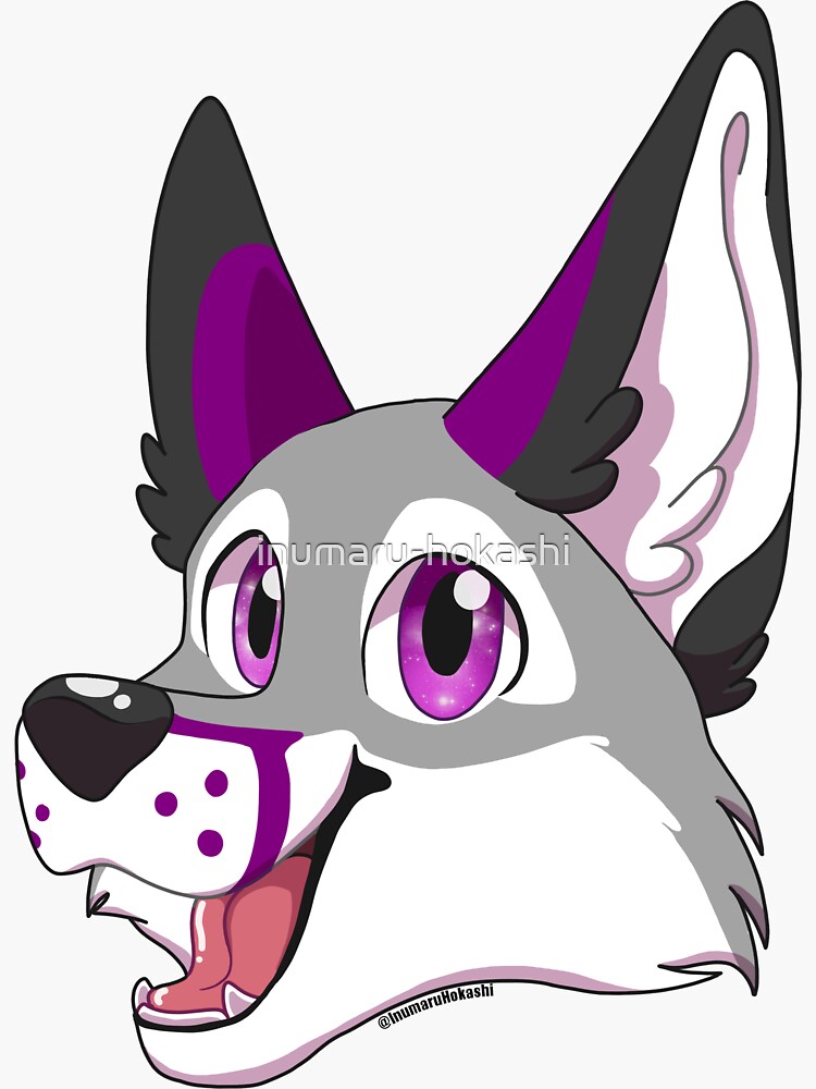 "Foxy Ace/Demi" Sticker for Sale by inumaru-hokashi | Redbubble