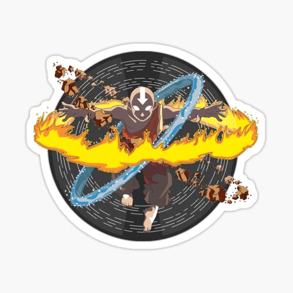 "Aang Avatar the Last Airbender" Sticker for Sale by CassidyCreates ...