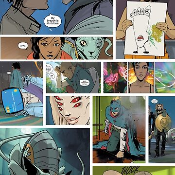 "Saga Image Comics Panel Design " Art Board Print for Sale by zeyd99 ...