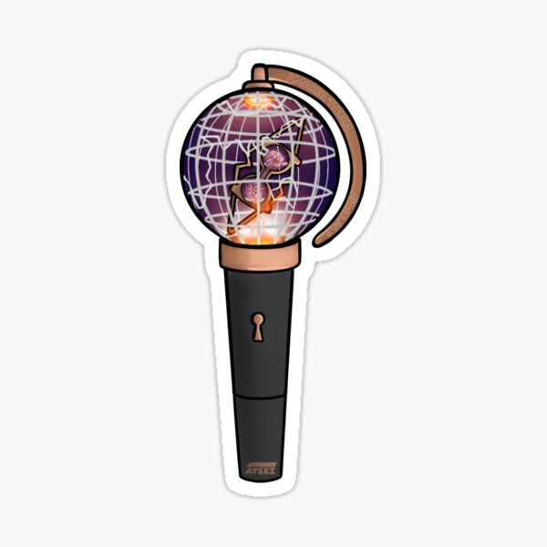 "Ateez Lightstick (Lightiny)" Sticker for Sale by karinartistic | Redbubble