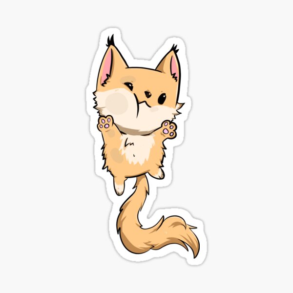 "Red Cat" Sticker by MadRedheadcat | Redbubble