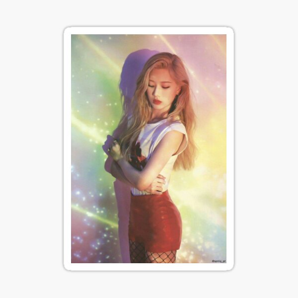 "Kim Lip Rainbow photo" Sticker for Sale by ART-images | Redbubble