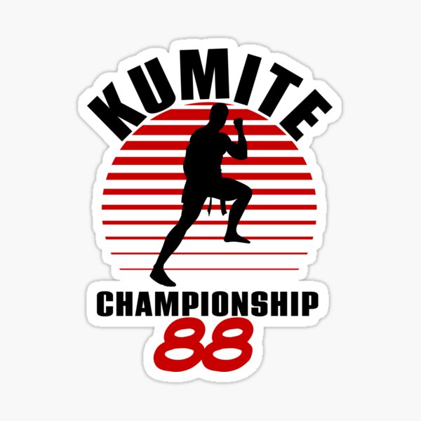"Kumite Championship 88" Sticker for Sale by McPod | Redbubble