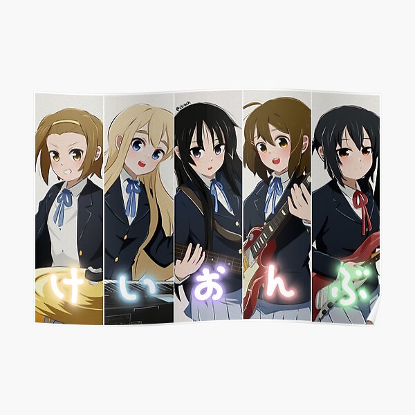 "K-ON!" Poster by RachL | Redbubble