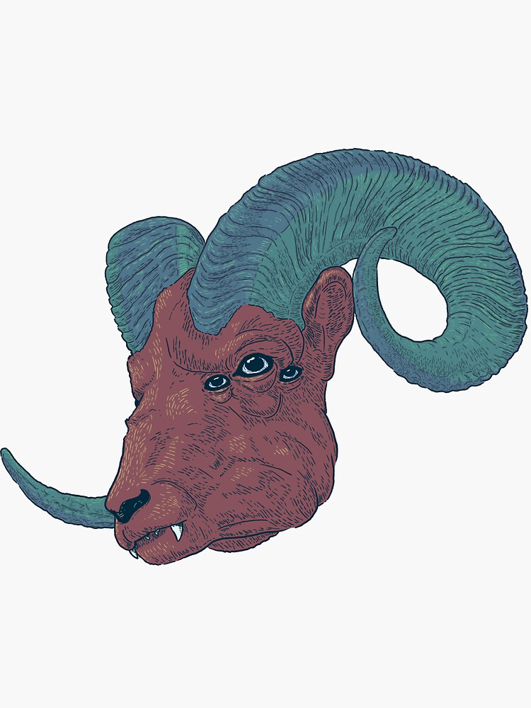 "Hellbilly" Sticker by miguelpraca | Redbubble