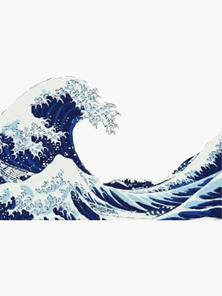 "Aesthetic Wave" Sticker for Sale by ElsaFrench | Redbubble