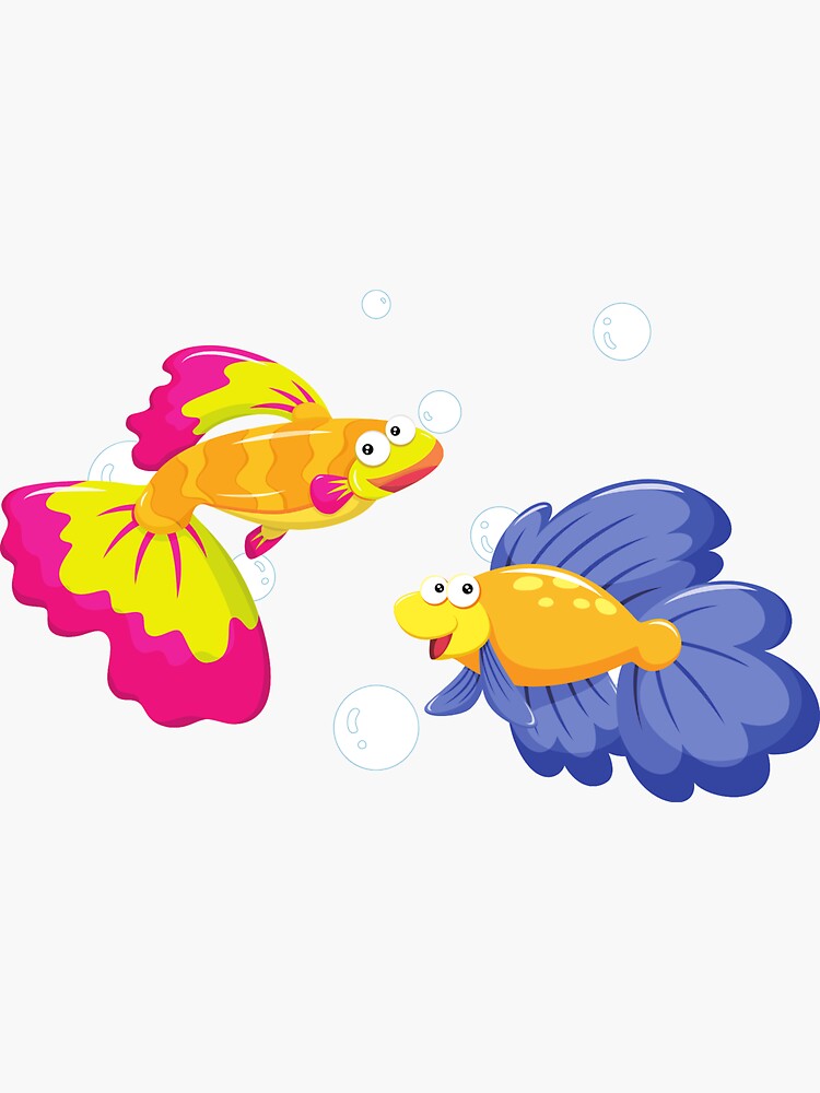 "Guppy Face Mask Design" Sticker for Sale by ibnujusup | Redbubble