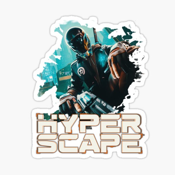 "Hyper Scape" Sticker by DankJoker | Redbubble