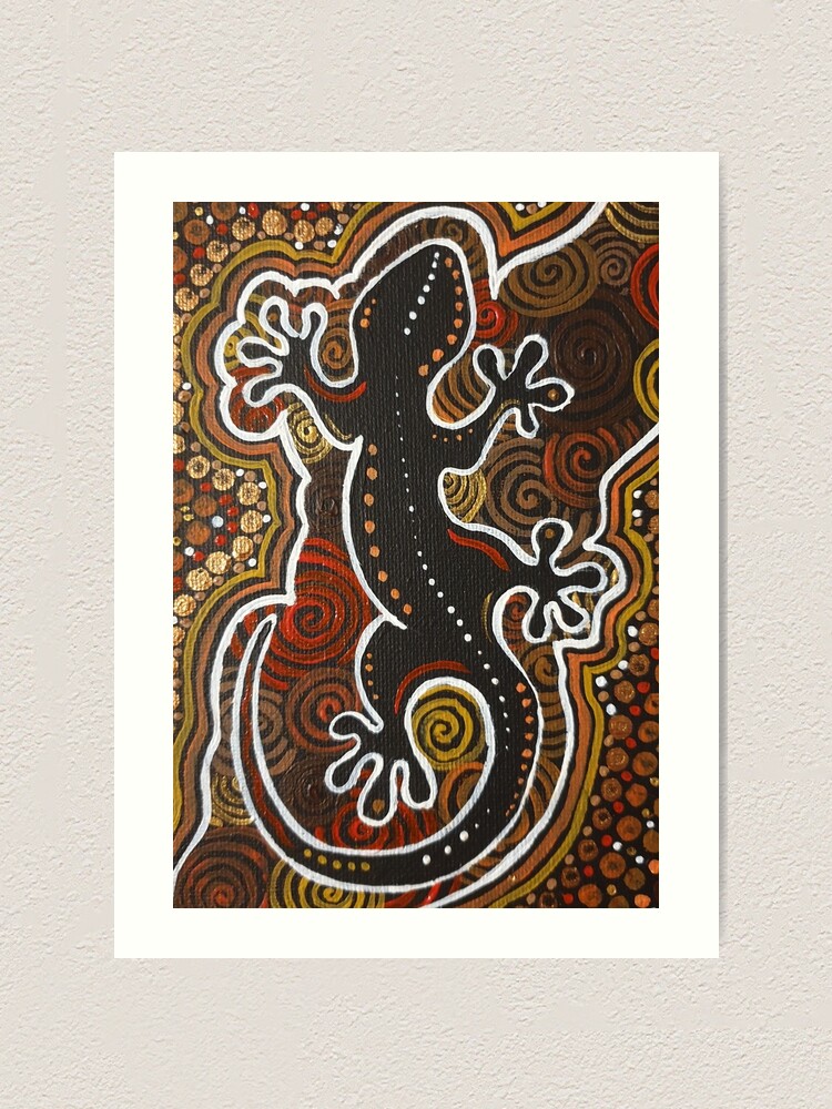 "Goanna Lizard Aboriginal Totem" Art Print for Sale by TSpiritArtist ...