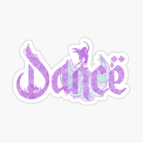 "Belly dance" Sticker for Sale by magenta-dream | Redbubble