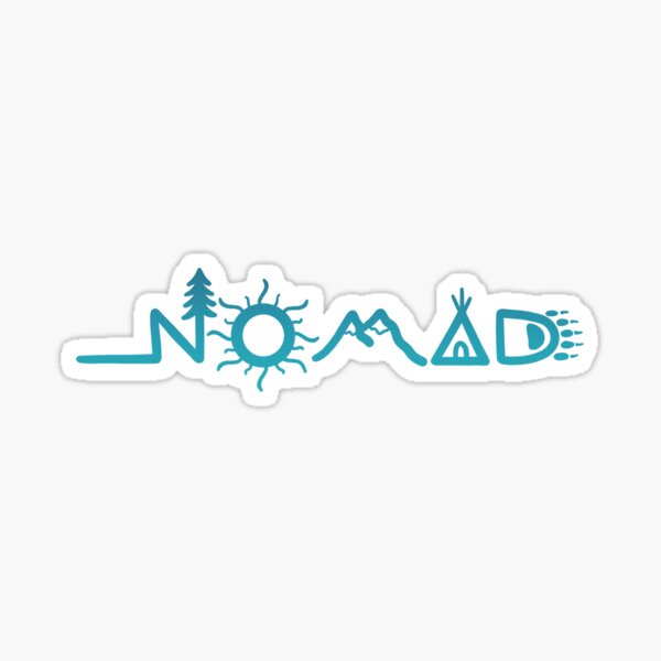 "Nomad Creations Symbol" Sticker for Sale by ipsabel | Redbubble