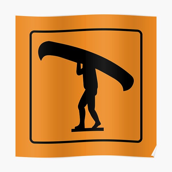 "Orange Portage Sign" Poster by ktthegreat | Redbubble