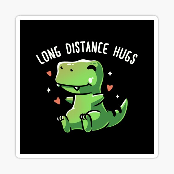 "Long Distance Hugs" Sticker by tobiasfonseca | Redbubble