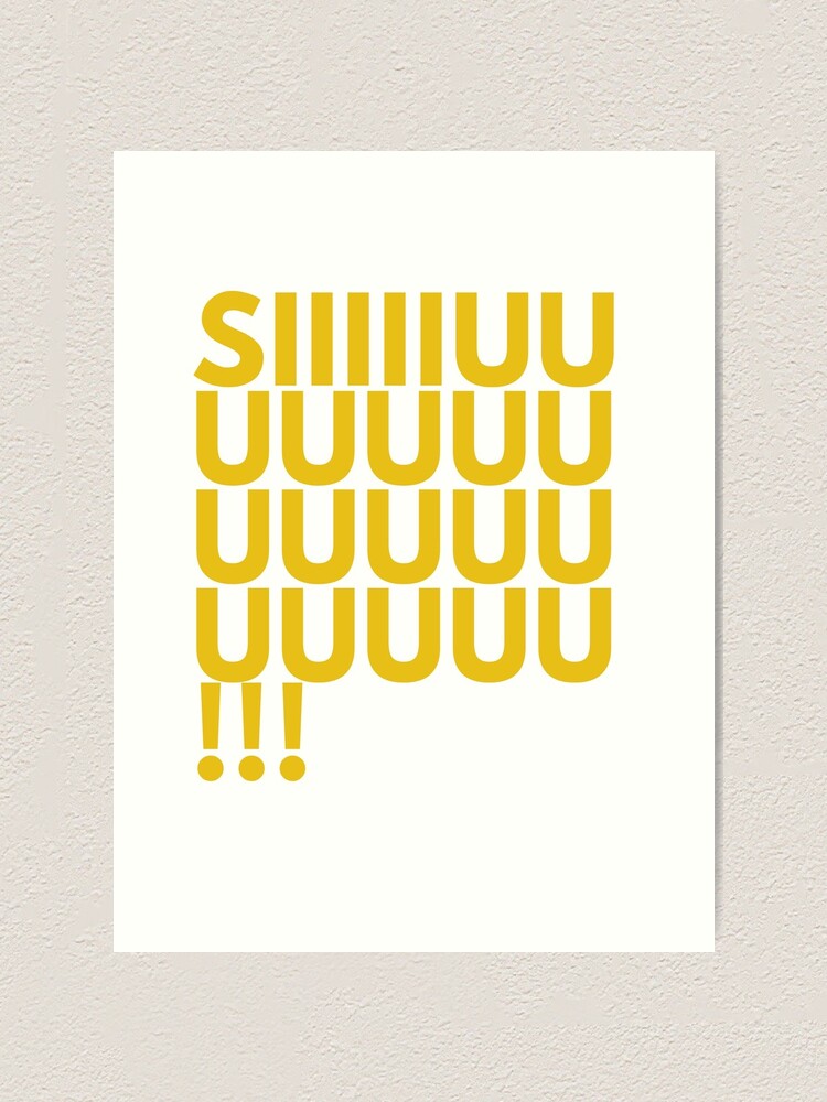 "Cristiano Ronaldo Siuuu" Art Print for Sale by achmtz97 | Redbubble