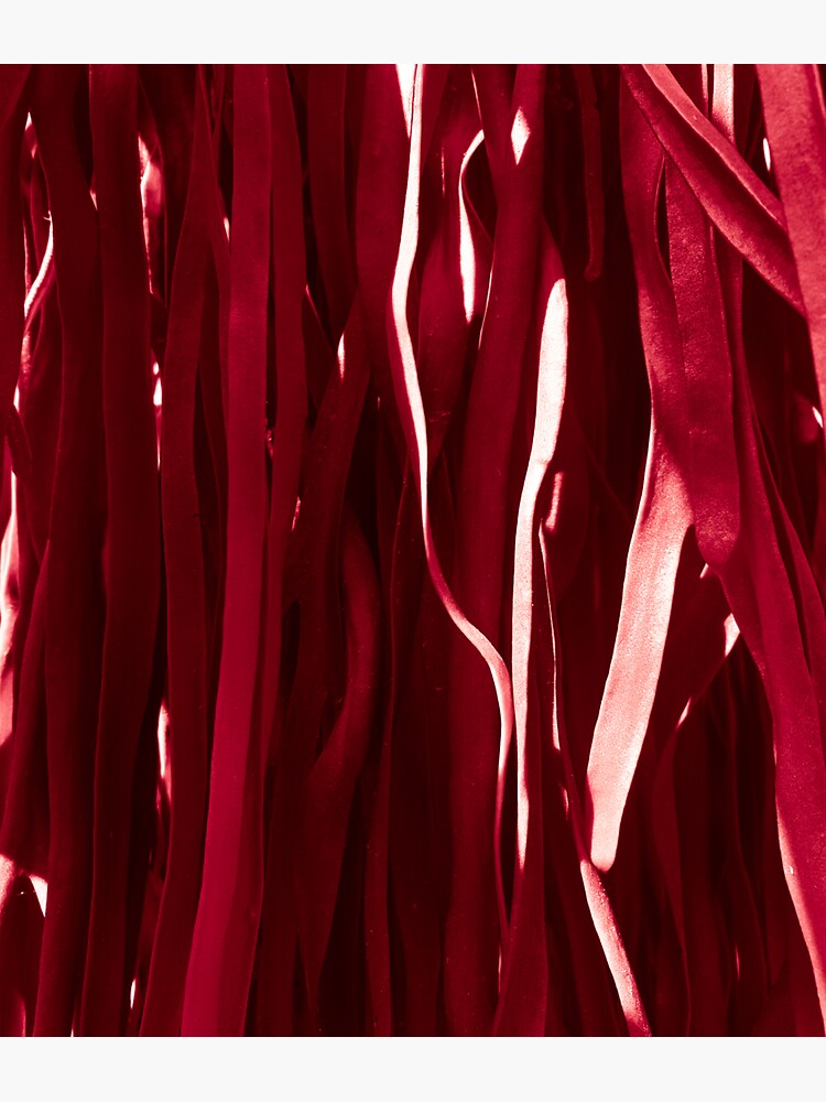 "Bold Color Red kelp - bloody halloween - Abstract photography" Sticker ...