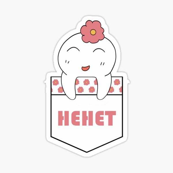 "Hehetmon in a fake Pocket" Sticker for Sale by JessicaS24 | Redbubble