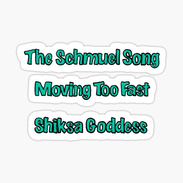 "The Last Five Years Song Titles Part 2" Sticker for Sale by fryrye34 ...