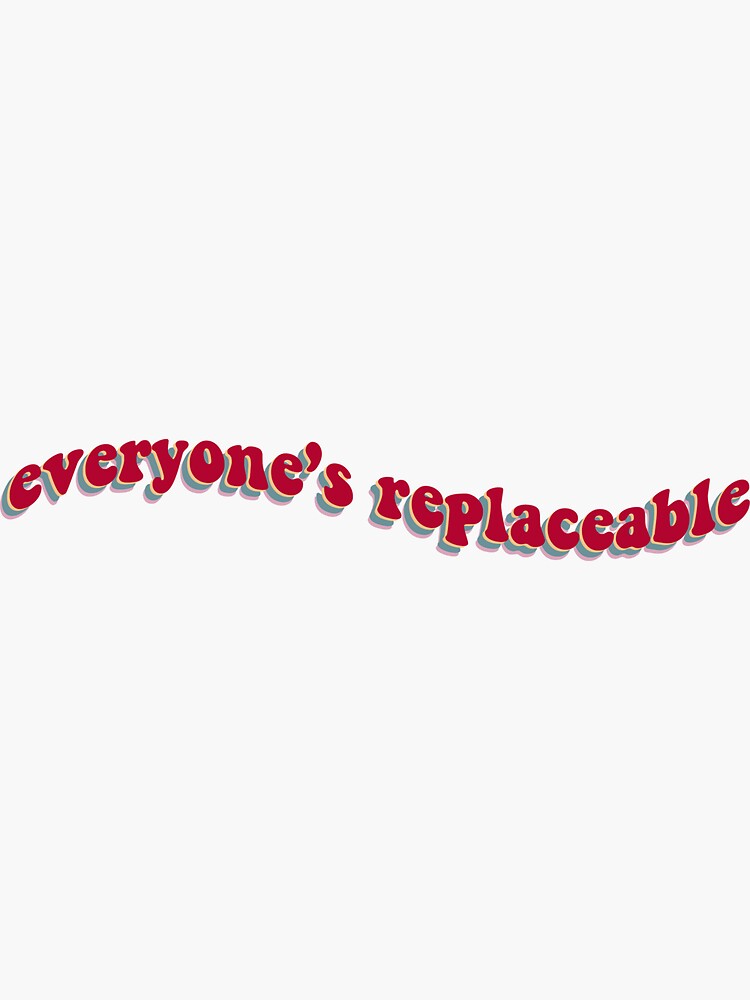 "Everyone's replaceable Dance Moms" Sticker for Sale by jelliebean32 ...