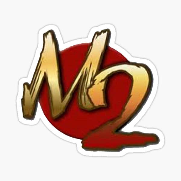 "M2 logo design" Sticker by MackPeter | Redbubble
