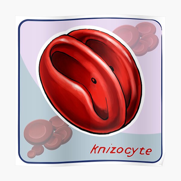 "Knizocyte" Poster for Sale by DrawnToTheSea | Redbubble