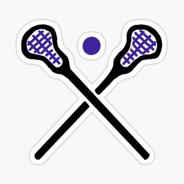 "purple lax stick sticker" Sticker for Sale by emilydentel | Redbubble