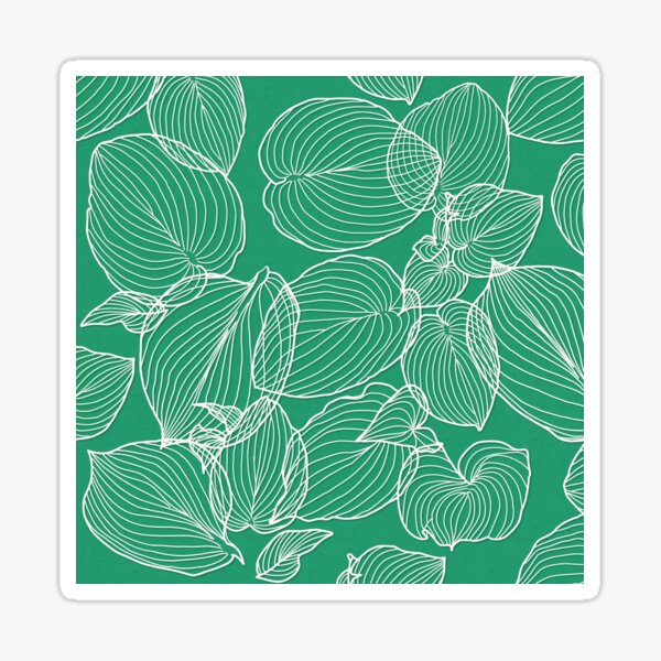 "Mint Hosta la Vista" Sticker by MarbleCloud | Redbubble