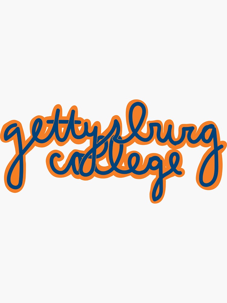 "Gettysburg College" Sticker for Sale by kllwyd | Redbubble