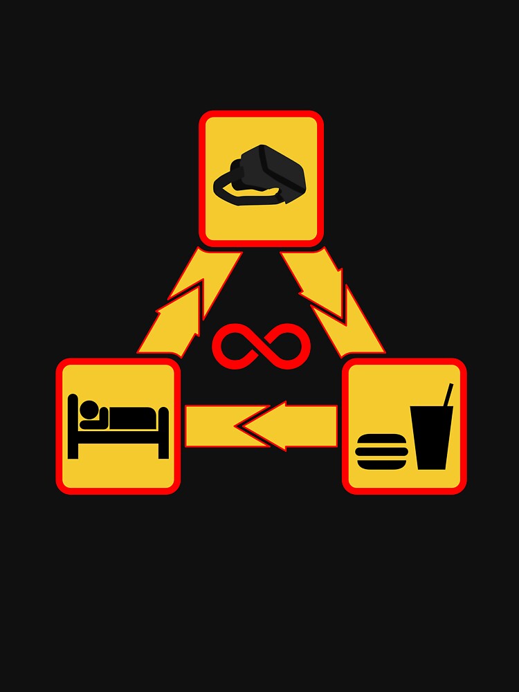 "Virtual Reality - VR Player Gamer Eat Sleep VR Gaming Repeat ...