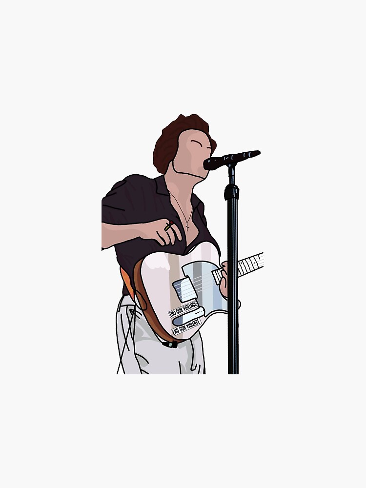 "harry styles sing 2" Sticker by Graph-jv | Redbubble