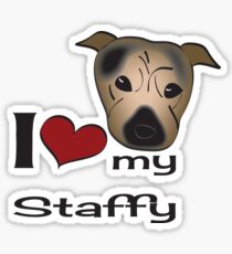 Staffy: Stickers | Redbubble