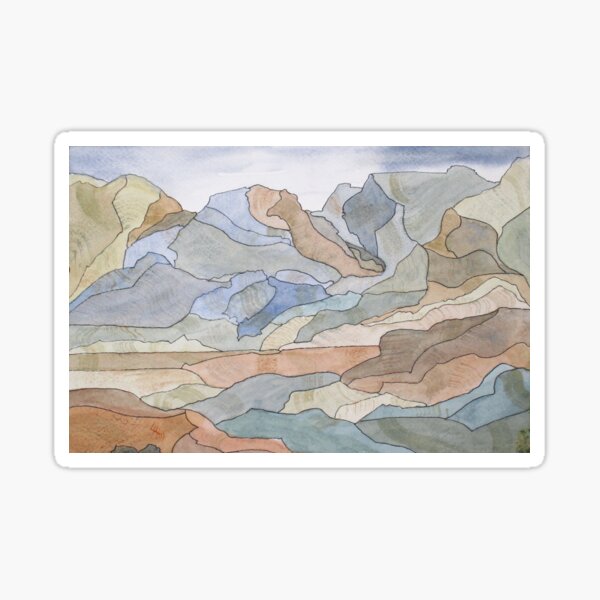 "Mountain Regions" Sticker for Sale by g2sun | Redbubble