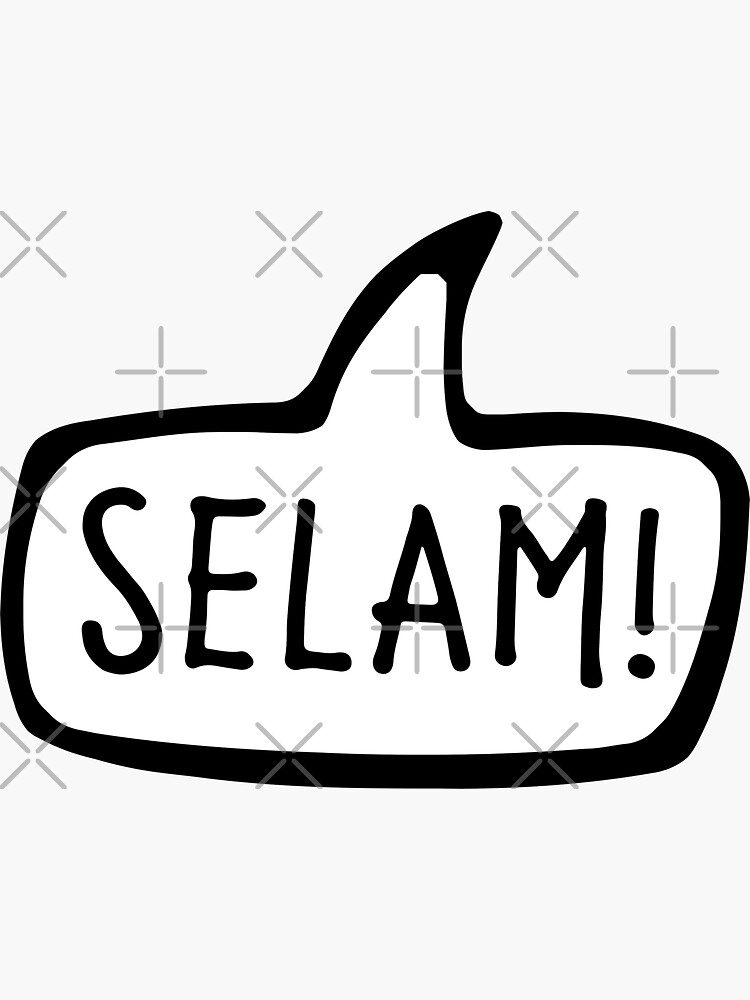 "Selam! Hello in Turkish,Turkey, Türkiye" Sticker for Sale by Celticana ...