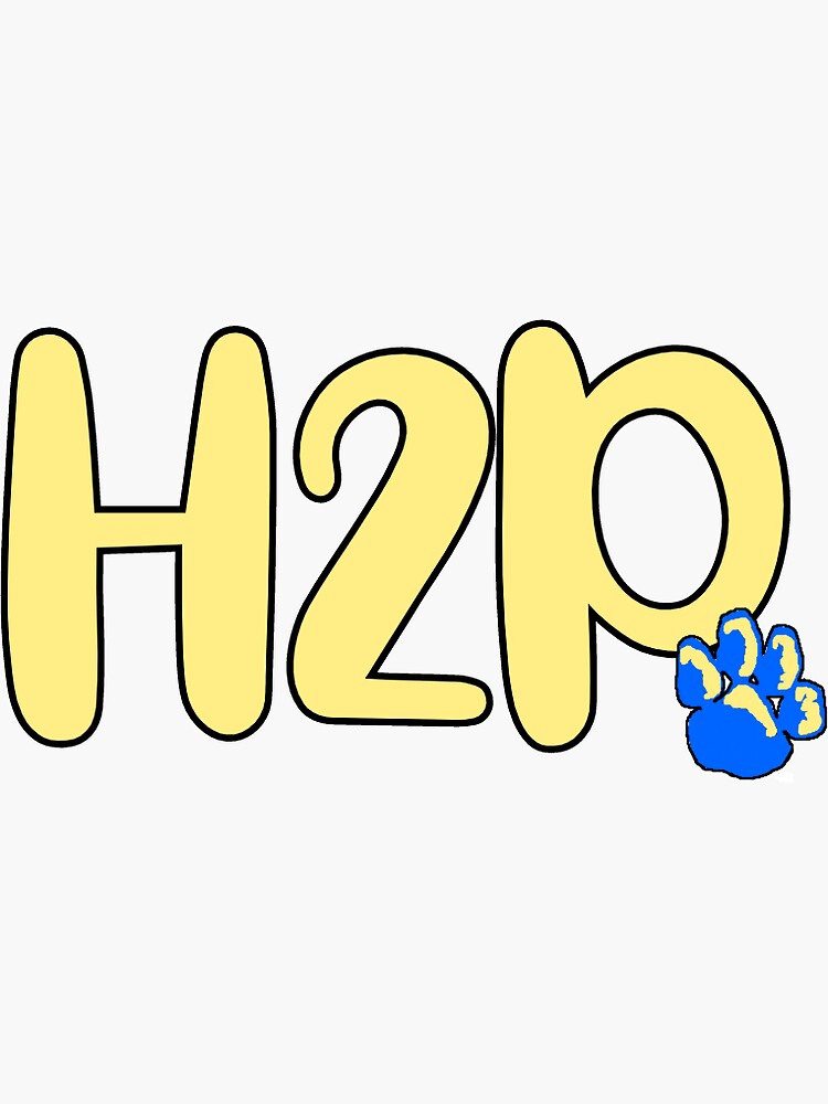 "Paw Print H2P" Sticker by artbymags20 | Redbubble