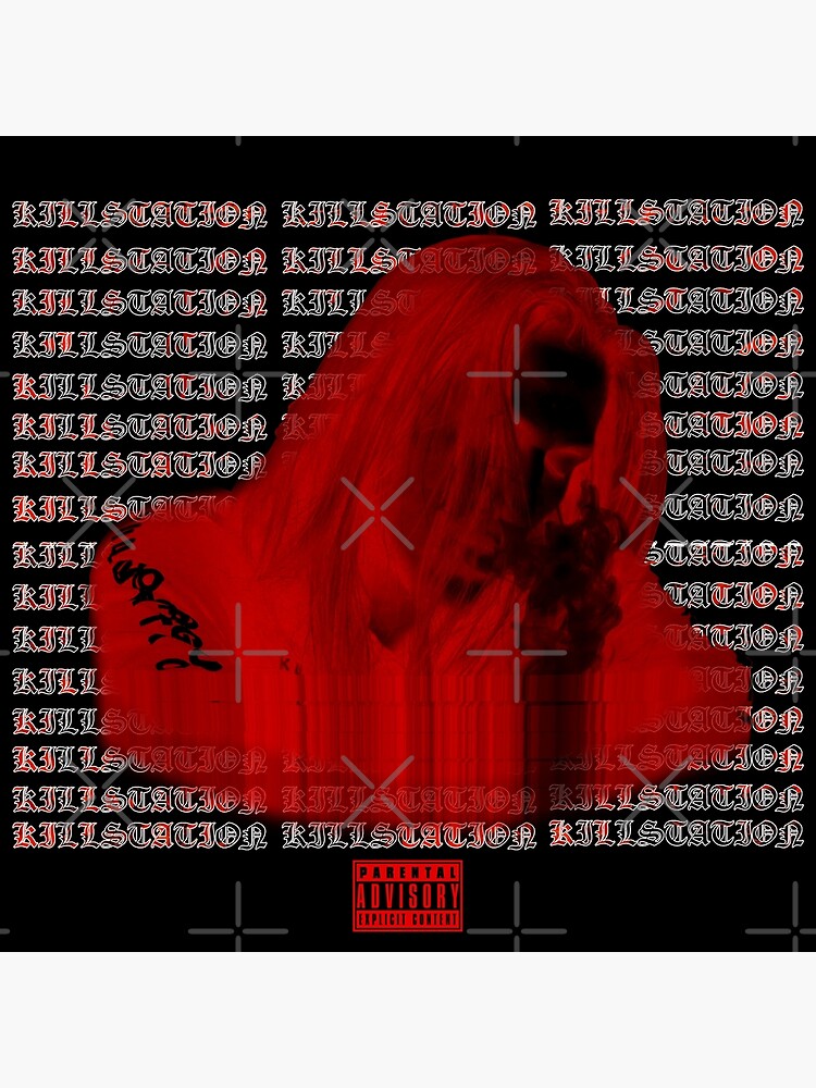 "KILLSTATION REPEAT RED/BLACK" Poster for Sale by aestheticetc | Redbubble