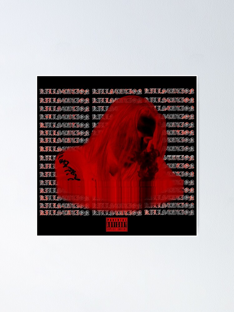 "KILLSTATION REPEAT RED/BLACK" Poster for Sale by aestheticetc | Redbubble
