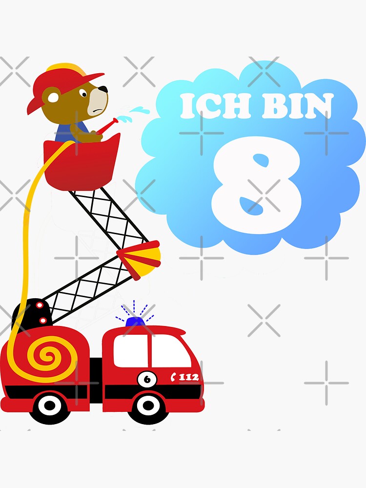 "8th Birthday, Celebration, Game, Children" Sticker for Sale by Mathobo ...