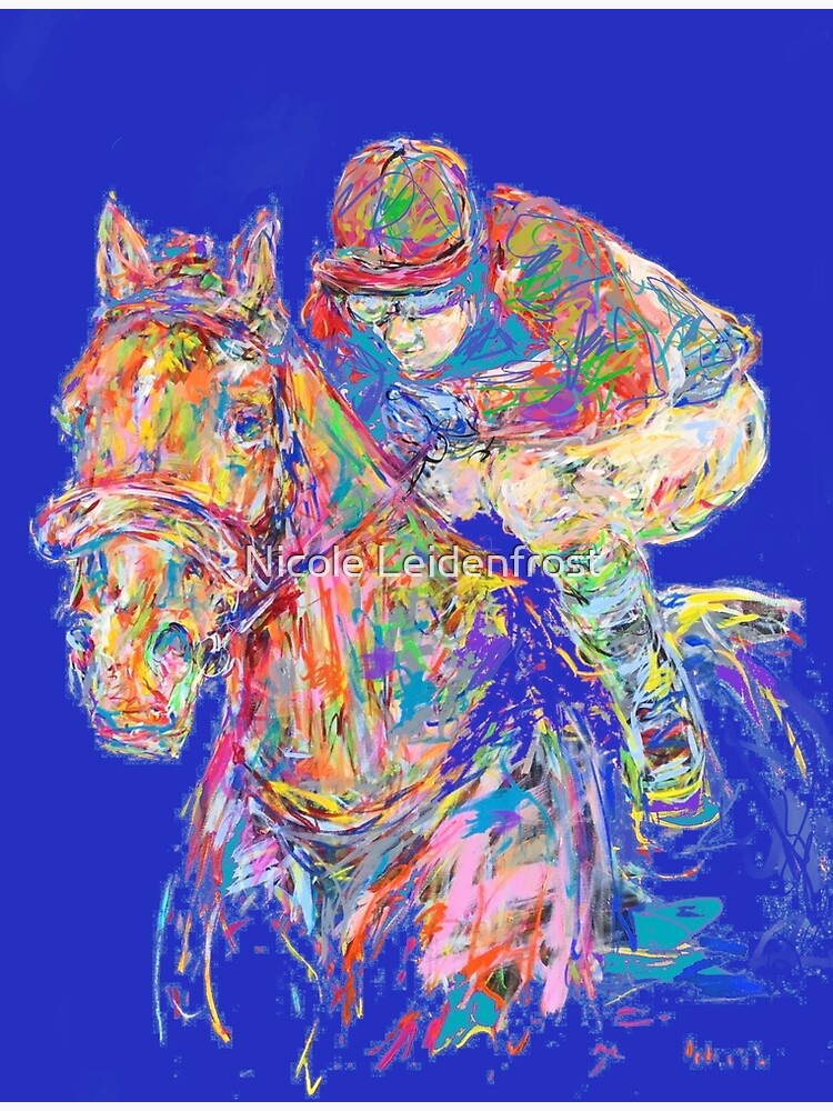 "Blue rider" Art Print for Sale by QueenMalerin | Redbubble