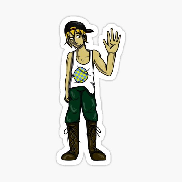 "Abel (oc)" Sticker for Sale by artoflayron | Redbubble
