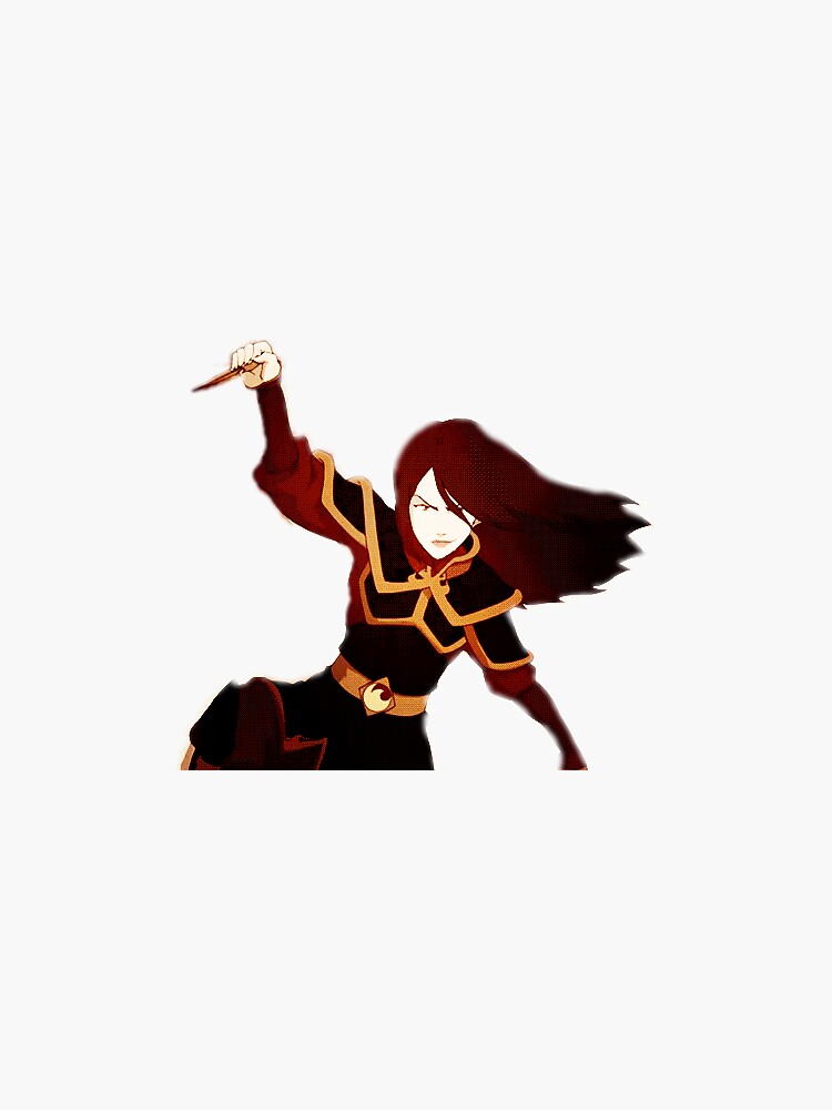 "Azula from Avatar" Sticker for Sale by Weebtown | Redbubble