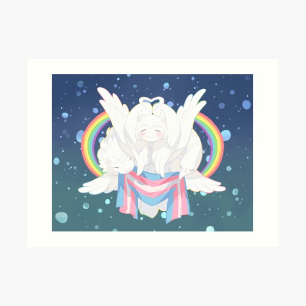 Trans Angel Art Prints | Redbubble