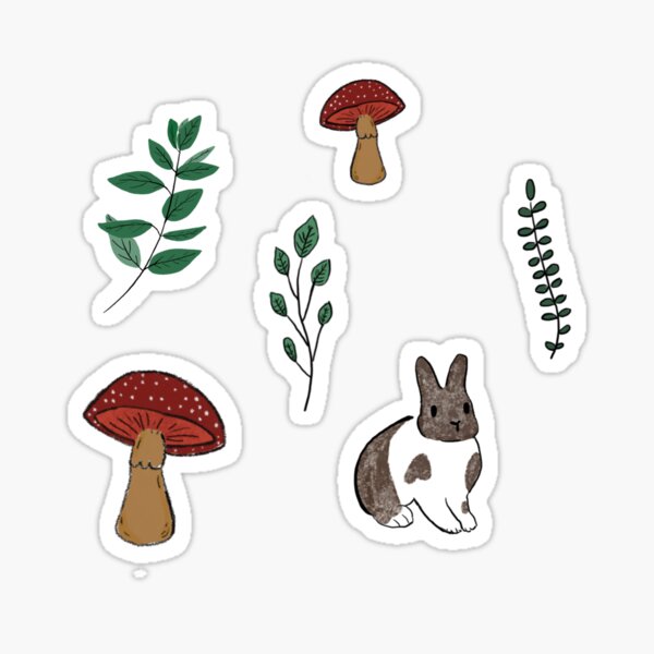 "Cute Nature Stickers " Sticker by bookishxxxlover | Redbubble