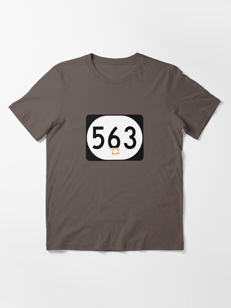 "Iowa State Route 563 (Area Code 563)" T-shirt by SRnAC | Redbubble