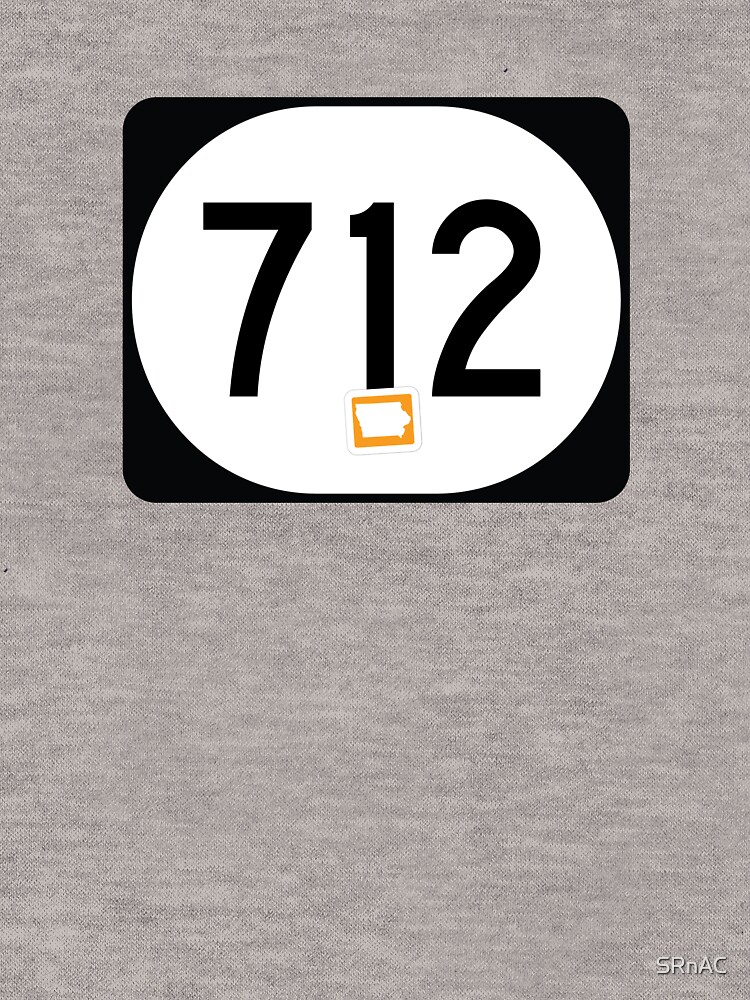 "Iowa State Route 712 (Area Code 712)" Lightweight Hoodie by SRnAC ...